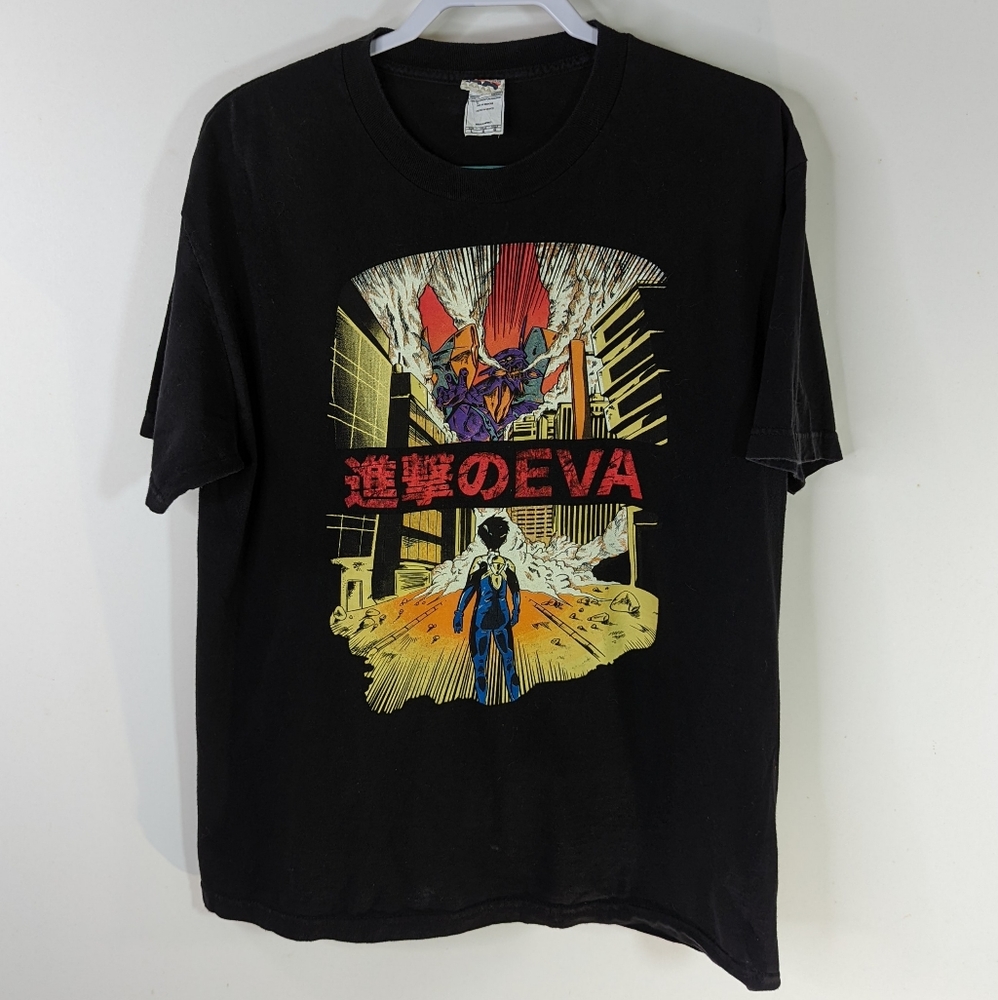 Vtg Rare Neon Genesis Evangelion X Attack Titan Anime… - Gem